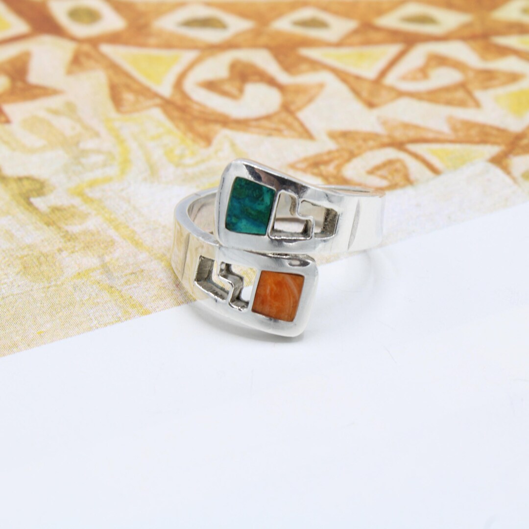 Peruvian Jewelry, Silver Inlaid Stones, Inlaid Jewelry, Peruvian Gifts ...