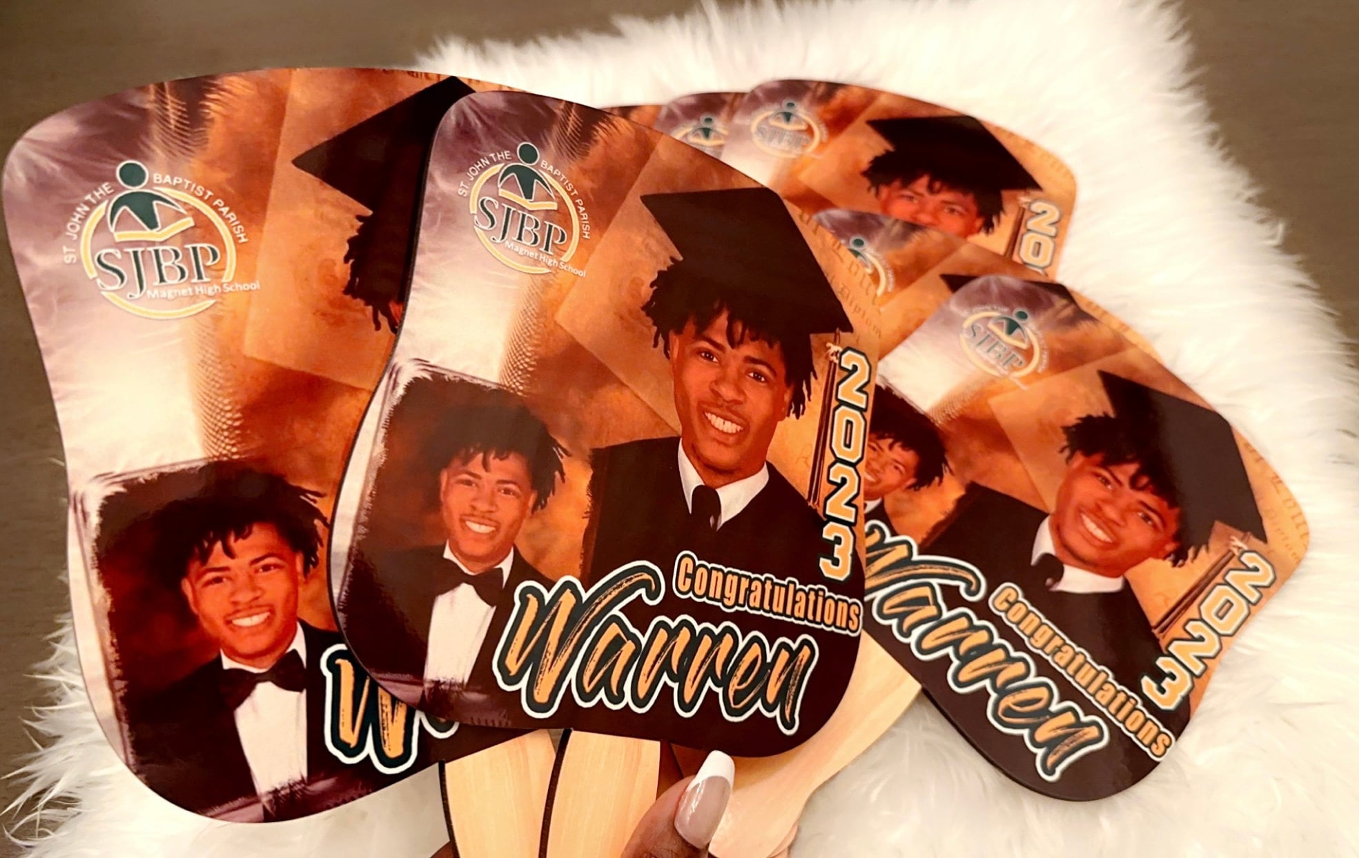Custom Graduation Fans | Senior Graduation | College Graduate | Pre-k ...