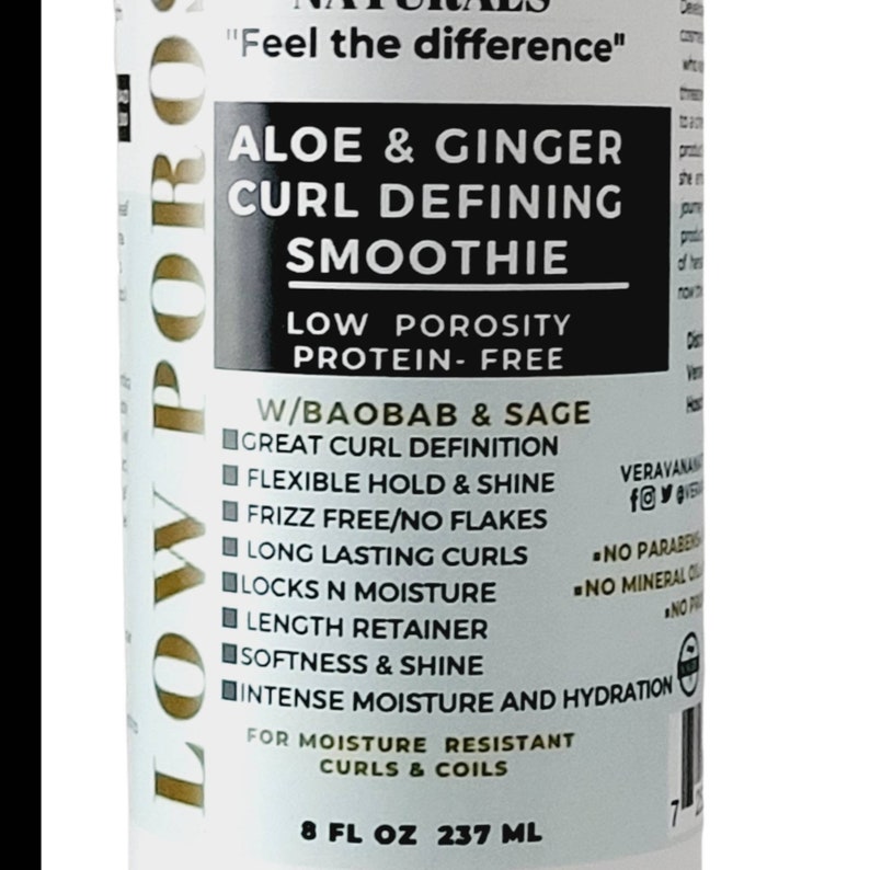 Low Porosity Aloe and Ginger Curl Defining Smoothie - Etsy