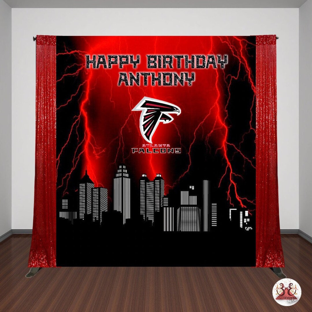 Falcons Themed Custom Backdrop - Etsy