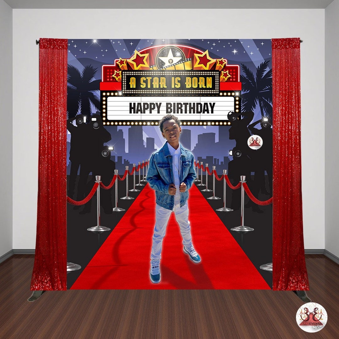Hollywood Inspired Custom Backdrop - Etsy