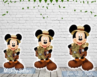 Mickey Safari Cutout - Etsy