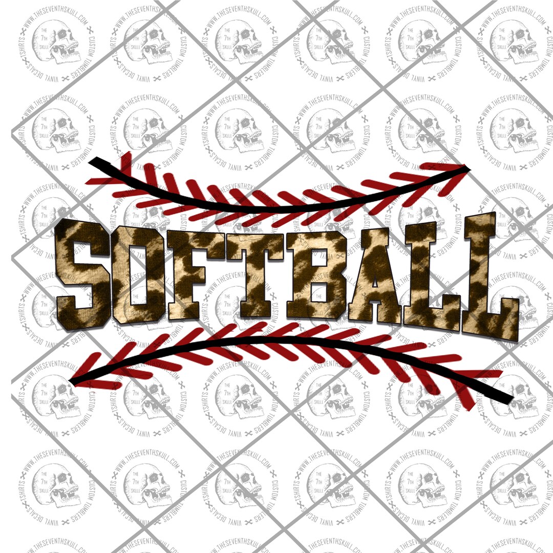 Leopard Print - Softball - Digital File - PNG - Waterslide- Sublimation ...