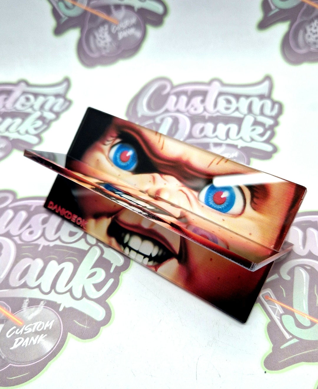Chucky Halloween Spooky Ghost Trippy Dank Deck Rolling Stand X Tabler ...