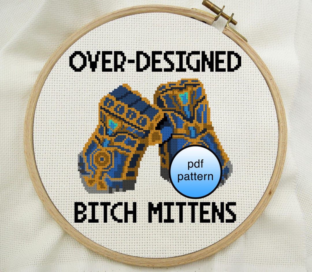 Arcane Vi Atlas Gauntlets Large Cross Stitch Pdf Pattern - Etsy