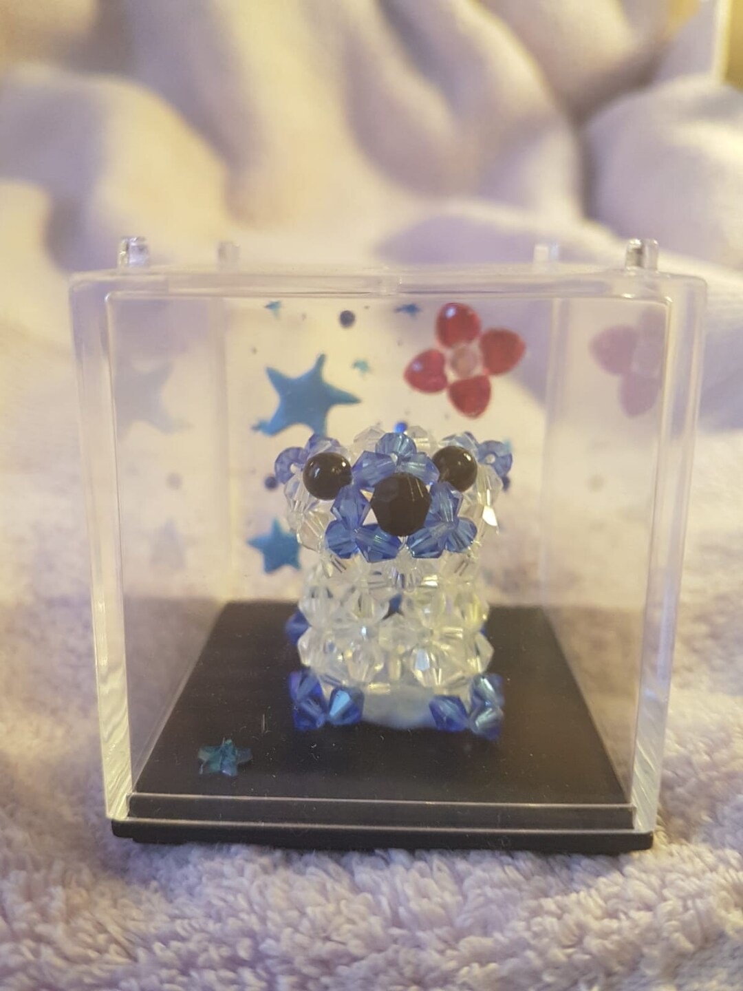 Crystal Bead Pug With Display Case - Etsy