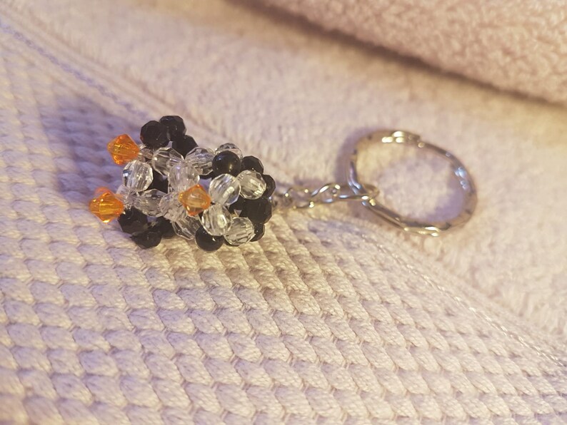 Beaded Penguin Keychain - Etsy