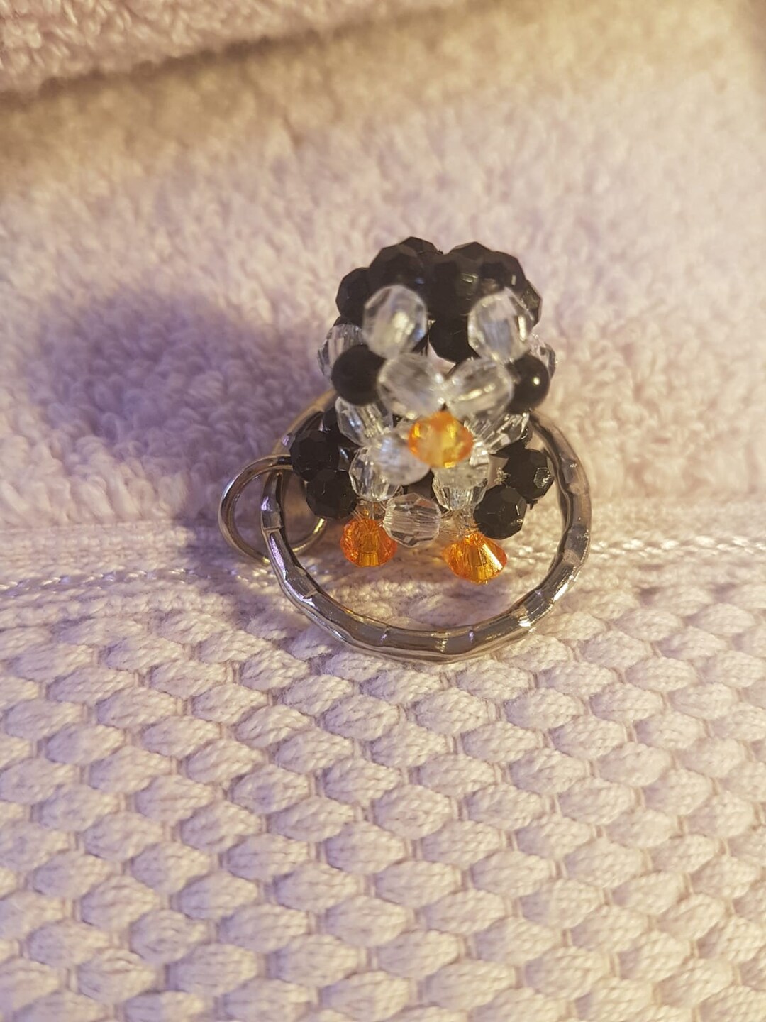 Beaded Penguin Keychain - Etsy