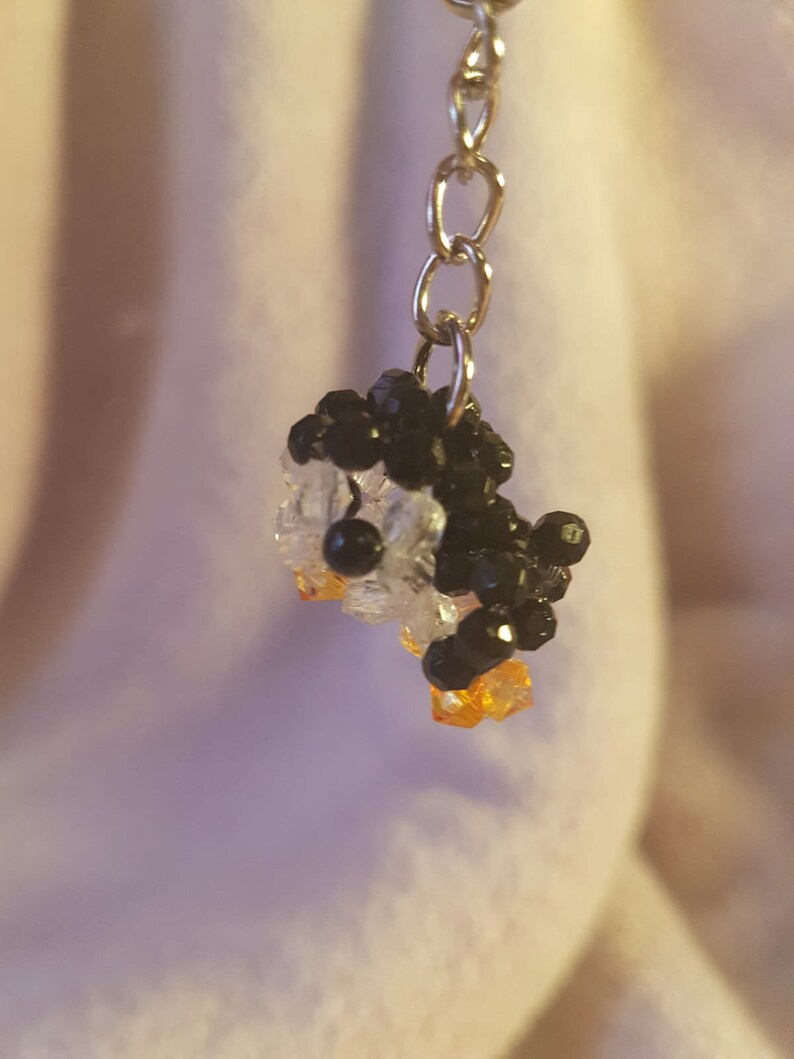 Beaded Penguin Keychain - Etsy