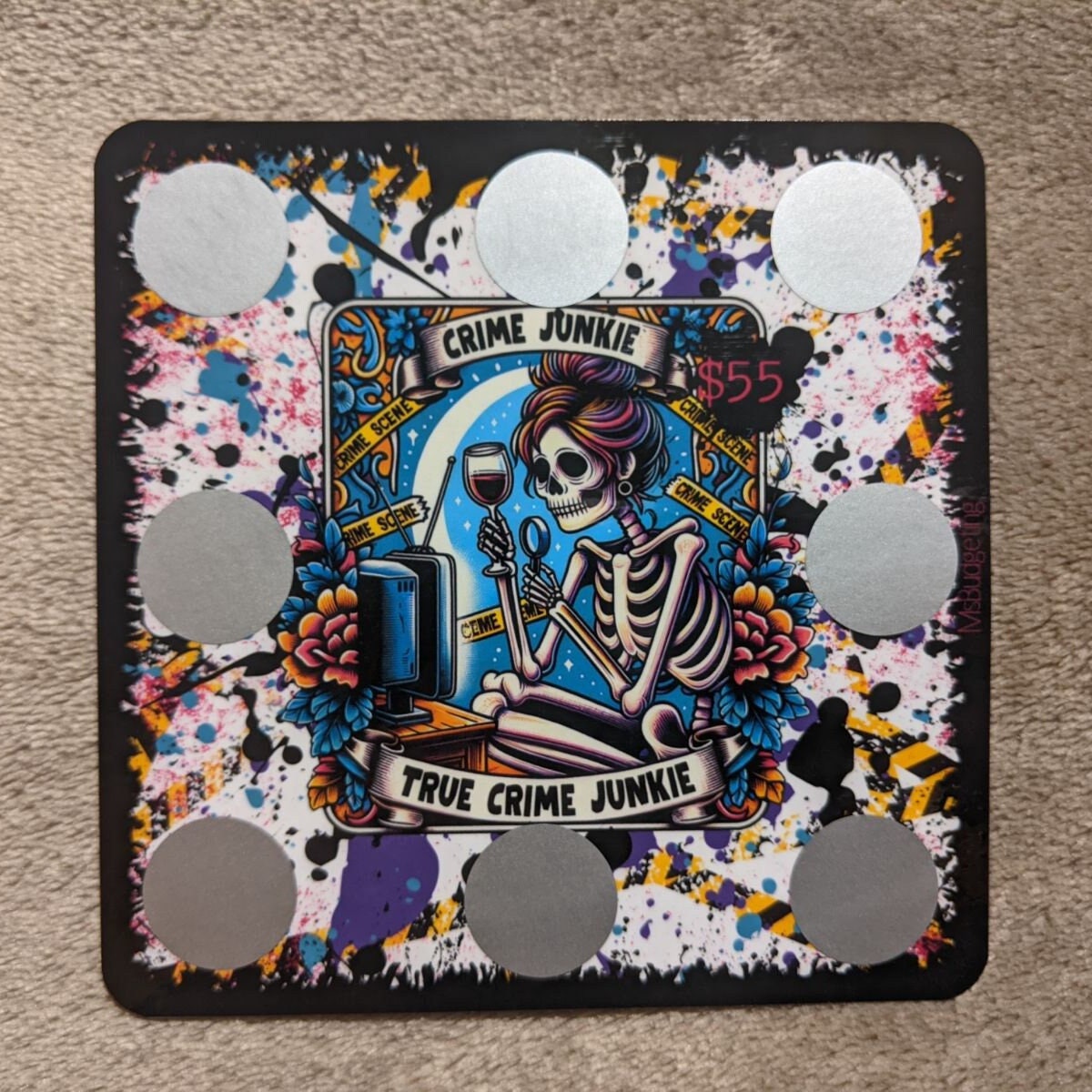 True Crime Junkie Color Splash Scratch off Savings Challenge - Etsy