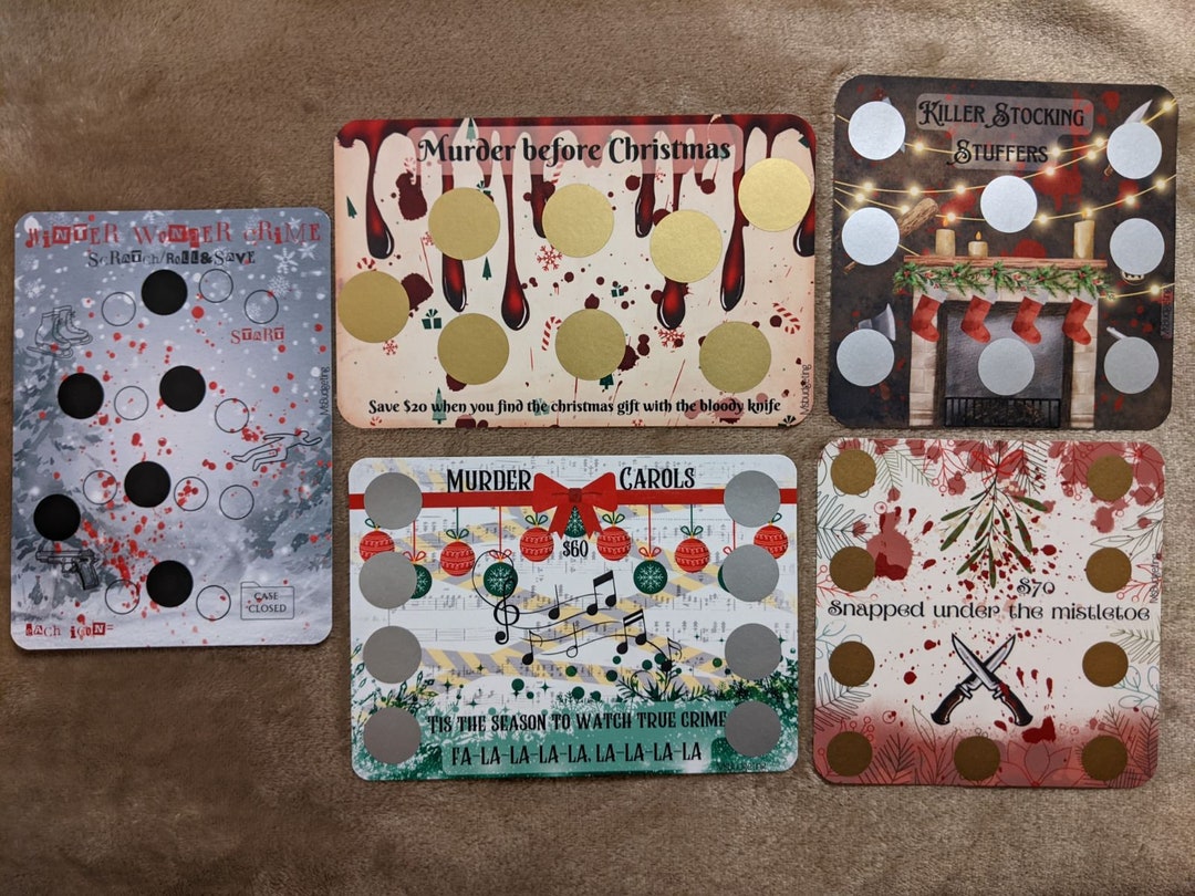 5 True Crime christmas Edition Savings Challenges Bundle - Etsy