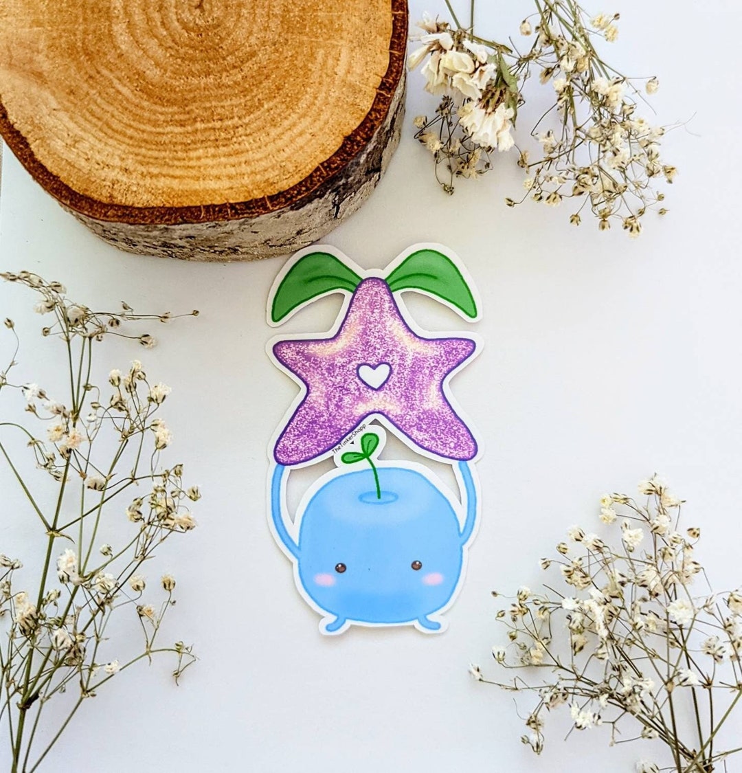 Junimo Holding Stardrop stardew Valley Waterproof Die Cut Vinyl Sticker ...