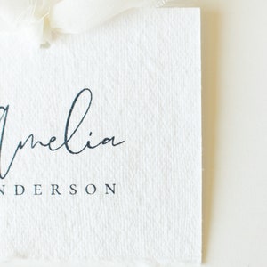 Printed Name Cards | Handmade Paper - Etsy