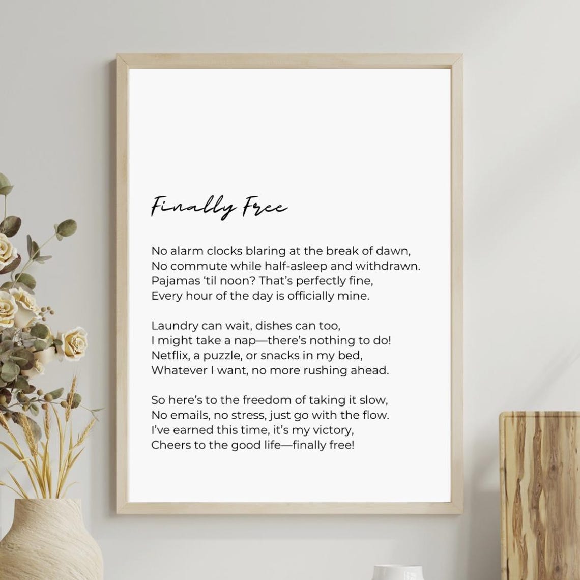 Finally Free Funny Retirement Quotes | Retirement Poem Humourous ...