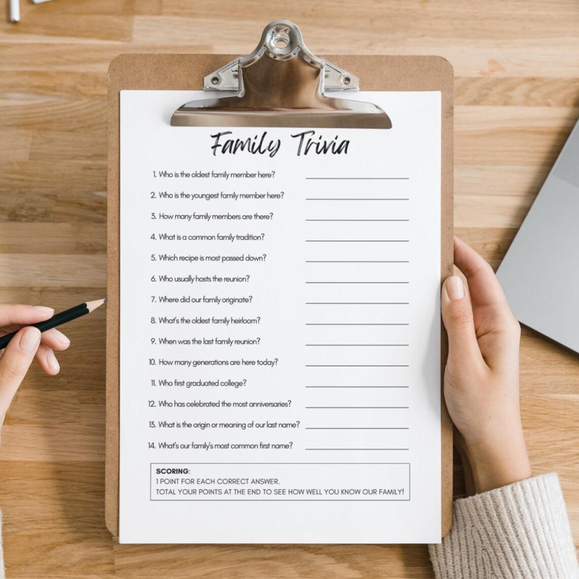 Family Reunion Quiz | Family Quiz Questions Family Get Together Games ...