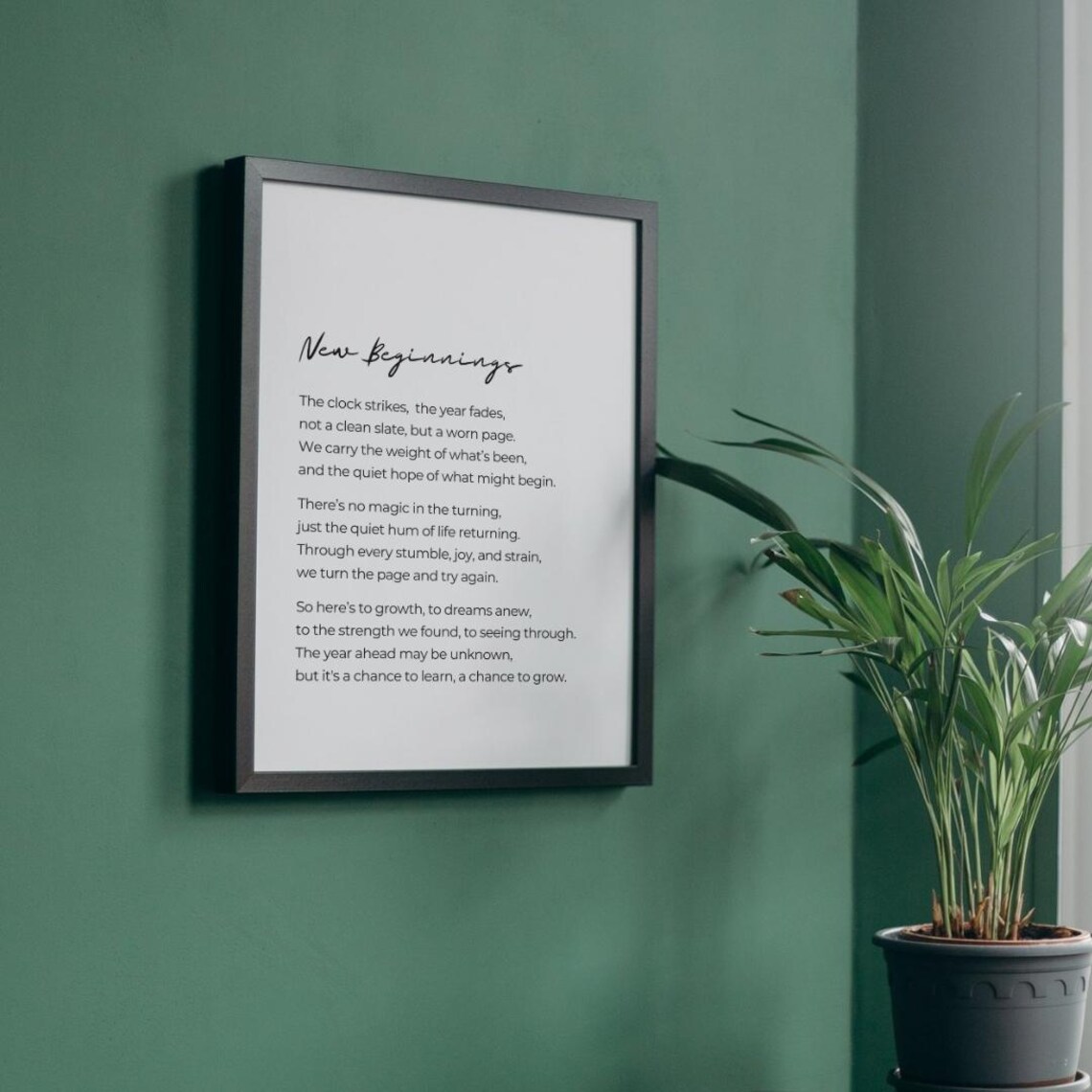 New Beginnings Quotes | New Years Poem New Years Quote New Year Poetry ...