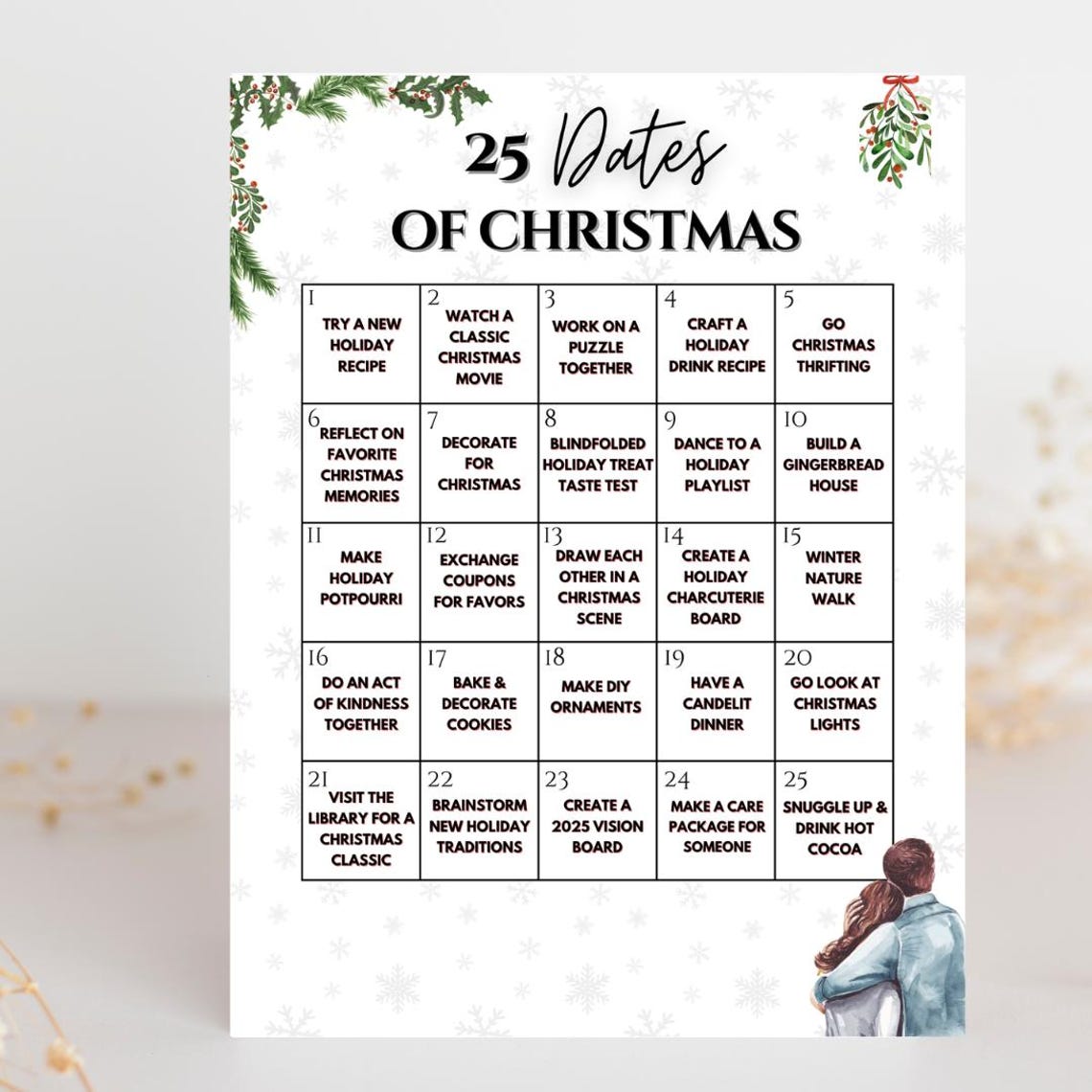 Advent Calendar 2024 for Adults Cute Advent Calendar for Couples ...
