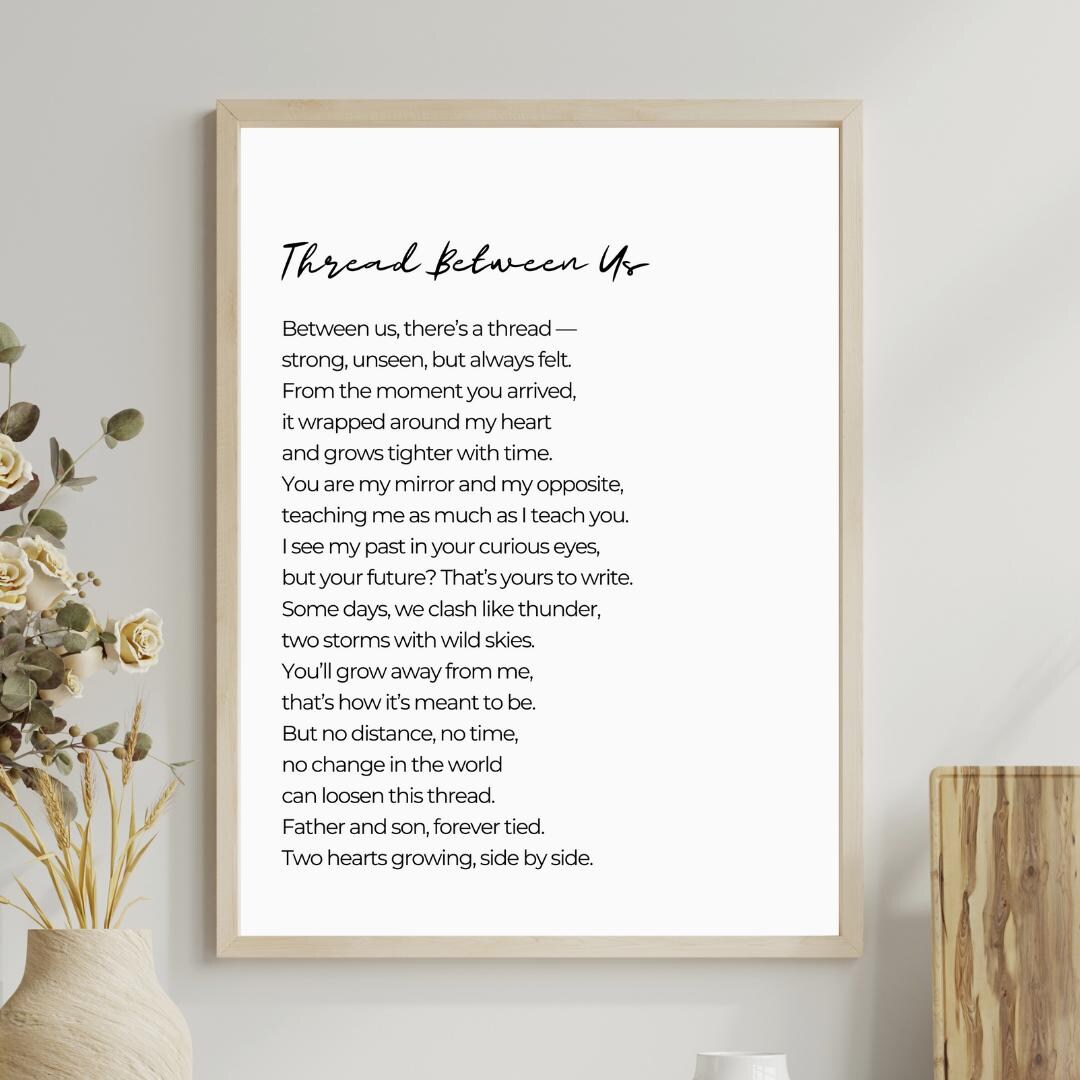 Father and Son Poem | Father Son Poem Father Son Relationship Father ...