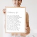 Sentimental Birthday Poem Art - Celebrating You (PNG Digital Download ...
