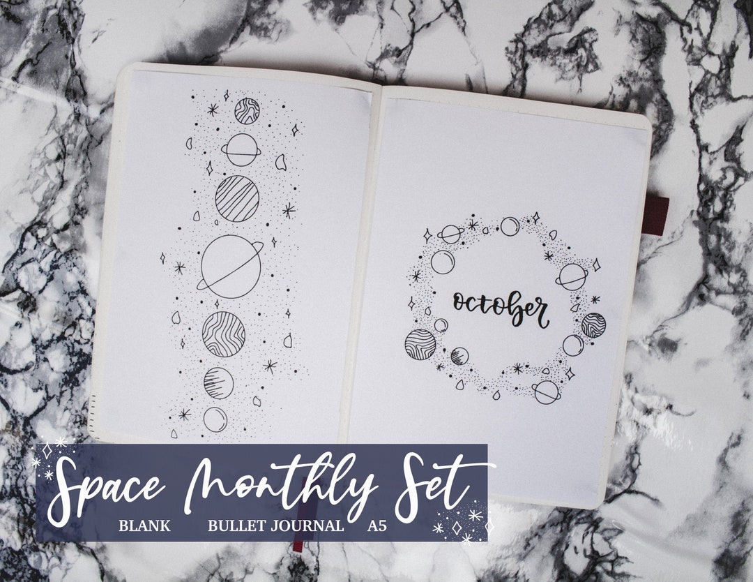 Bullet Journal Printable Set for Journal or Planner Any - Etsy
