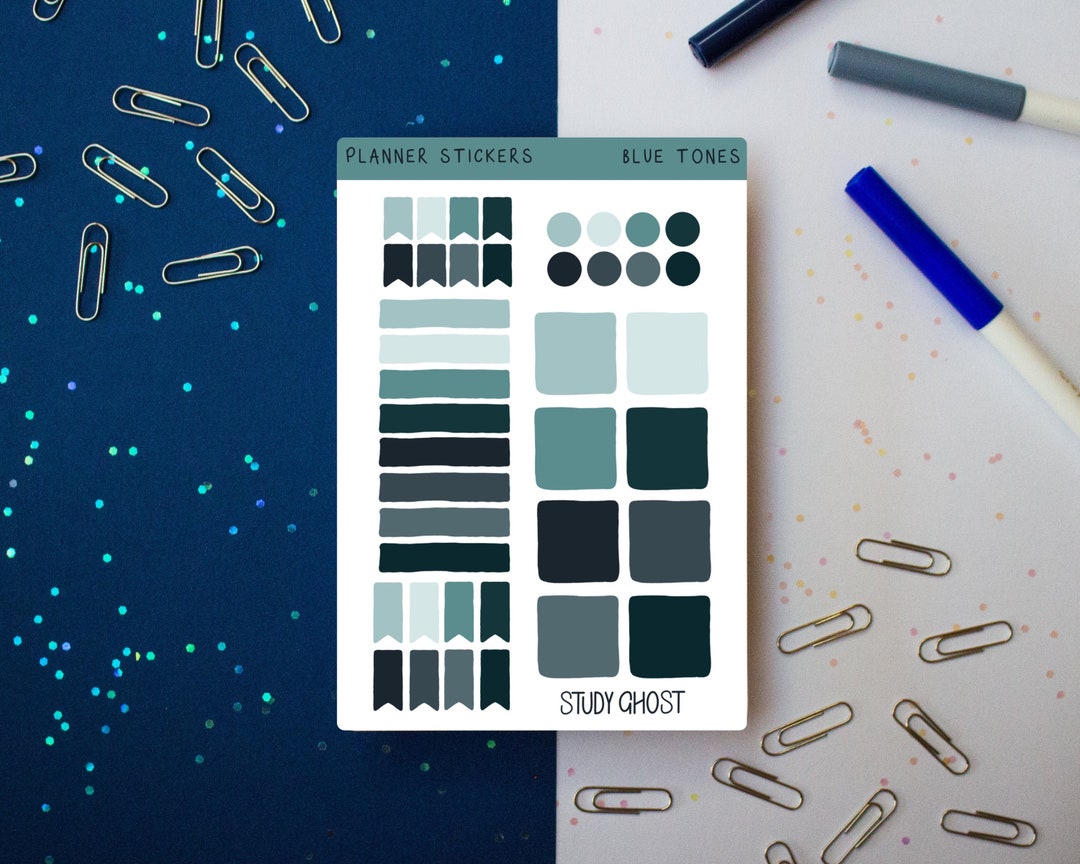 Planner Sticker Sheet Study Bullet Journal Stickers Planner Stickers - Etsy