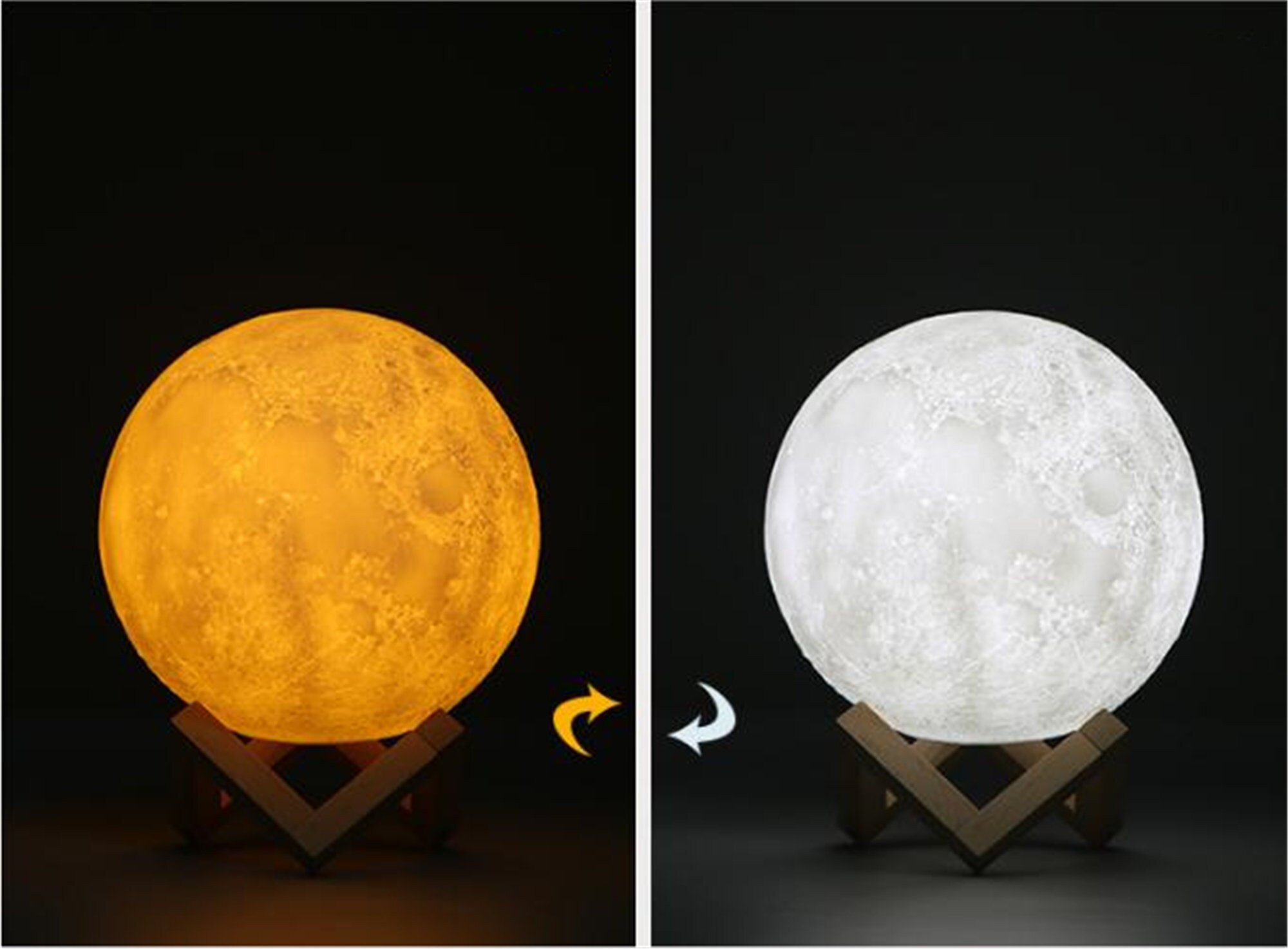 3D Print Moon Light Lamp / Custom Moon Lamp / Personalized | Etsy