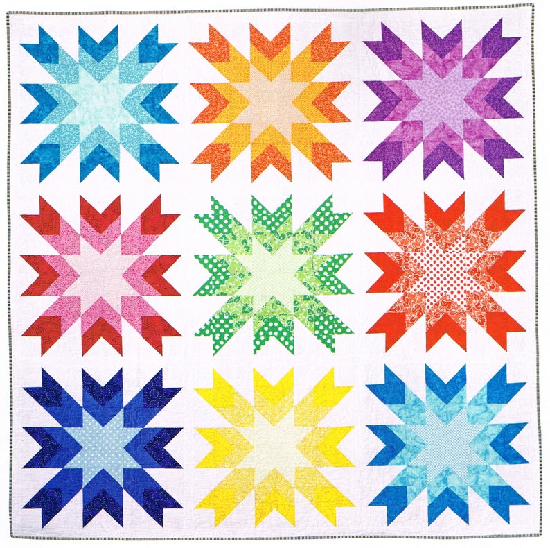 Supernova Quilt Pattern digital - Etsy