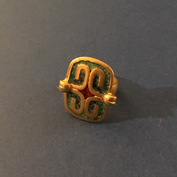 Aztec Ring - Etsy