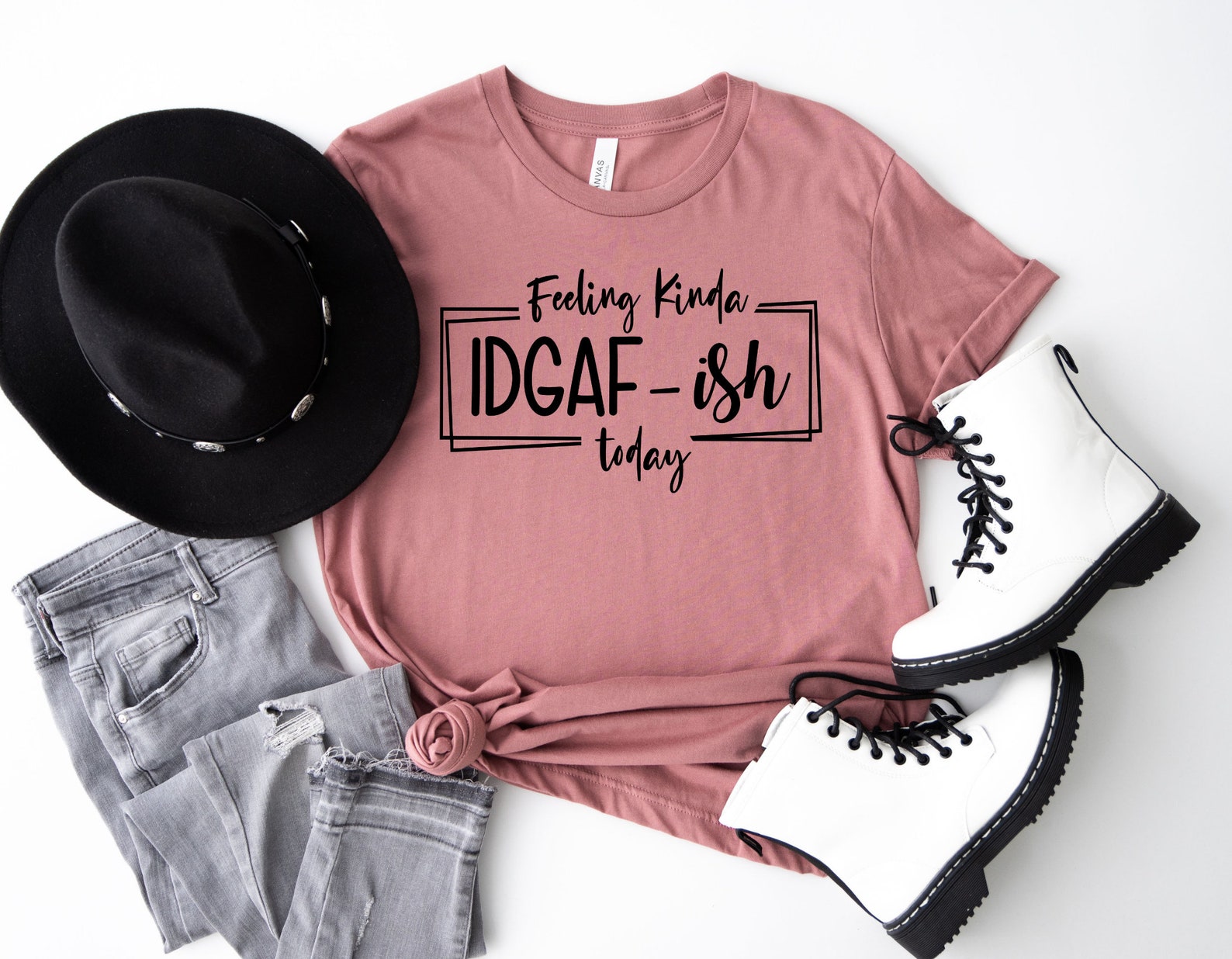Idgaf Shirt, Idgaf-ish Today, Sarcastic Shirt Funny Sweat Gift Trendy ...