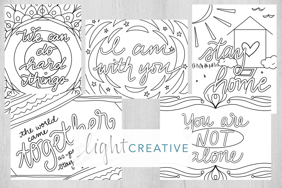 Social Distancing Coloring Pages Printable Coloring Pages to - Etsy