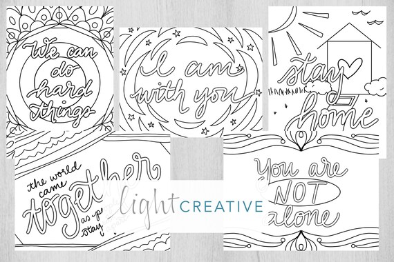 Social Distancing Coloring Pages Printable Coloring Pages to - Etsy