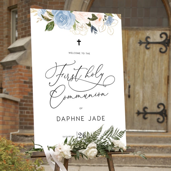 First Holy Communion Seating Chart - Etsy