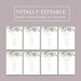 Baby Shower Seating Chart Small Cards INSTANT DOWNLOAD, Editable Pdf ...