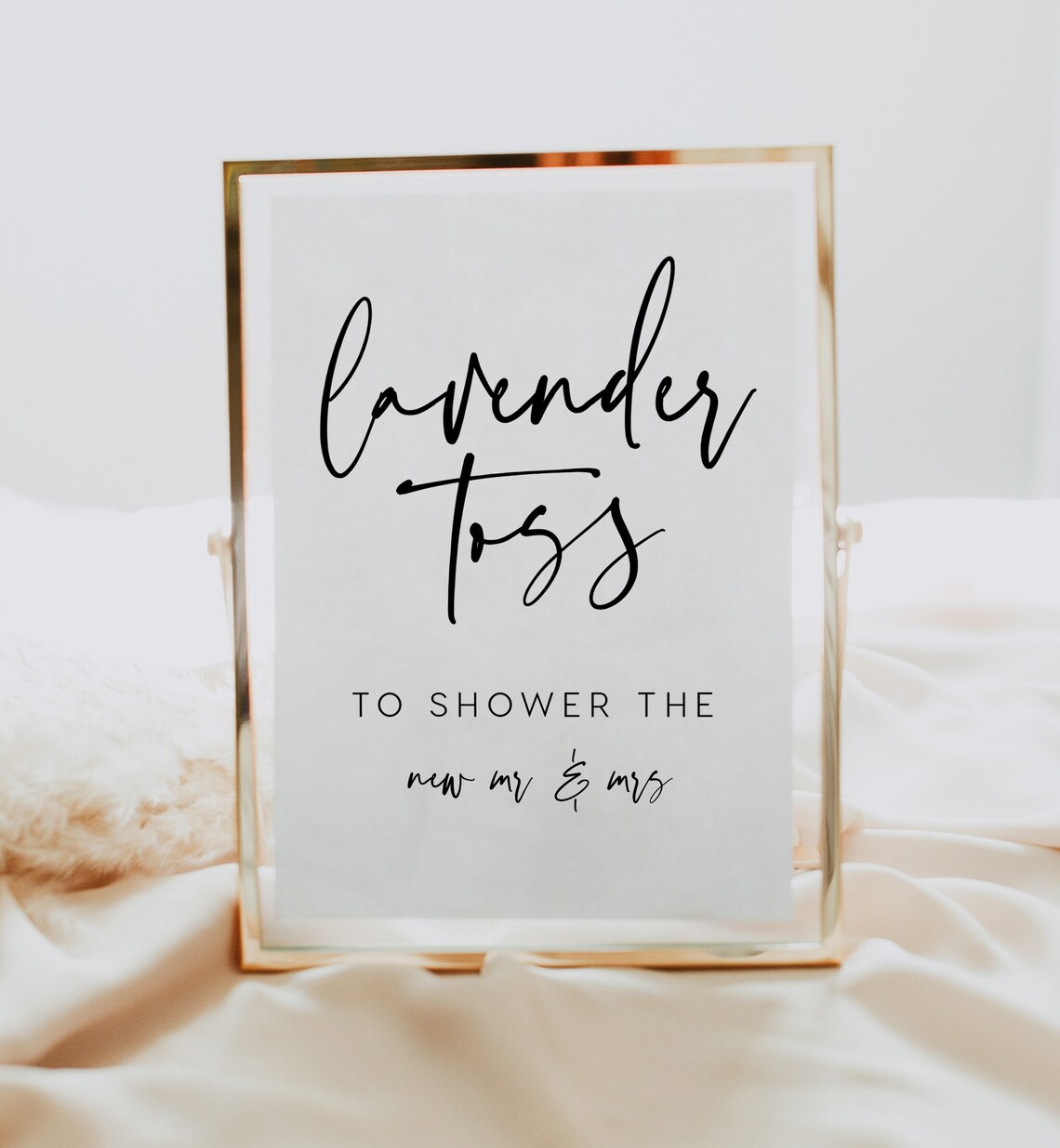 Lavender Toss Sign INSTANT DOWNLOAD, Lavender Confetti Send Off ...