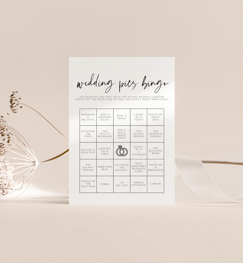 Wedding Table Games Bundle INSTANT DOWNLOAD Value Game - Etsy