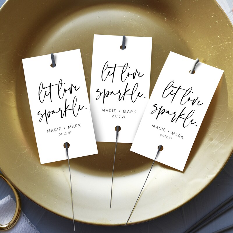 Sparkler Cards - Etsy