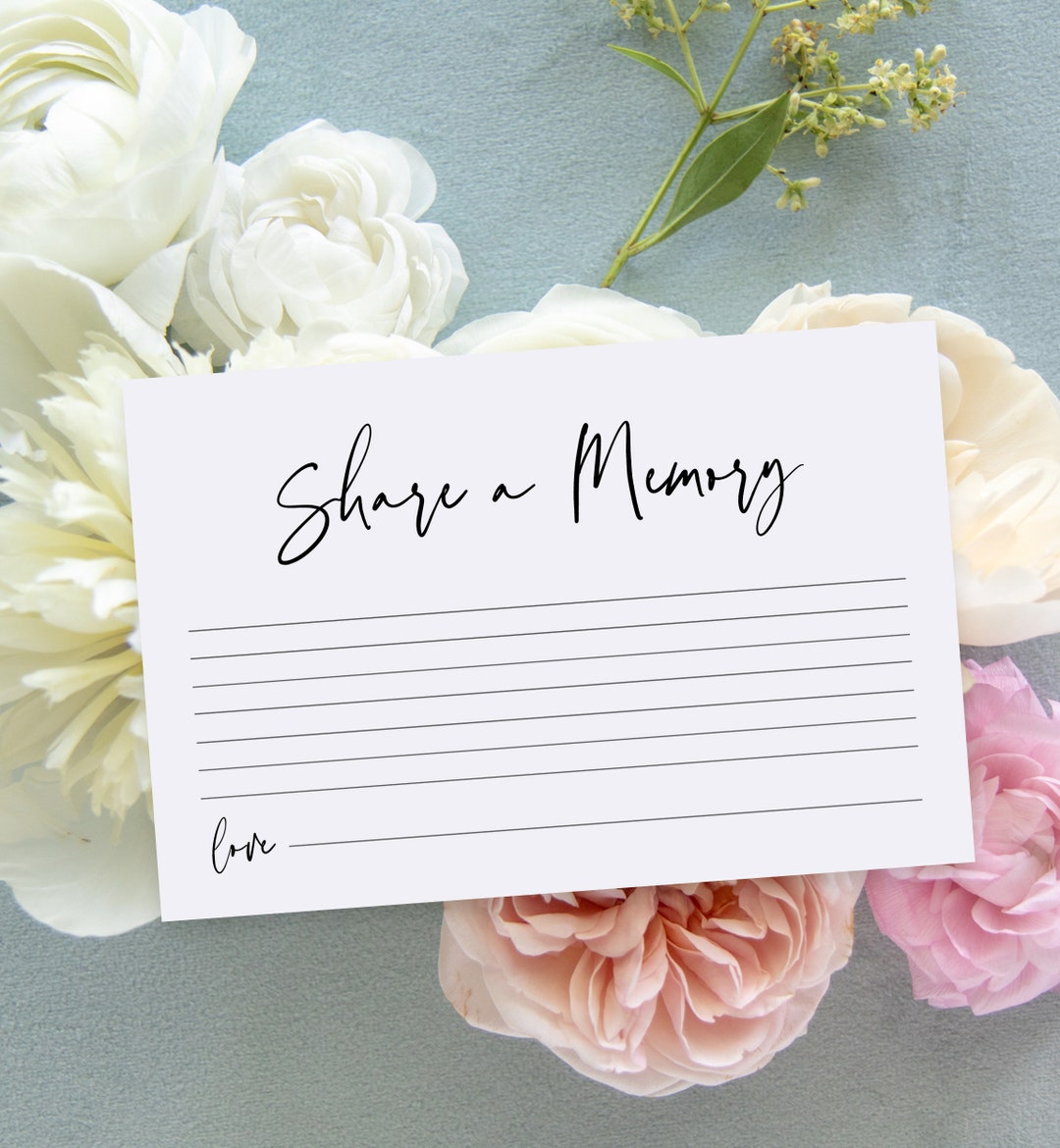 Share a Memory Card INSTANT DOWNLOAD, Memory Cards, Share a Memory ...