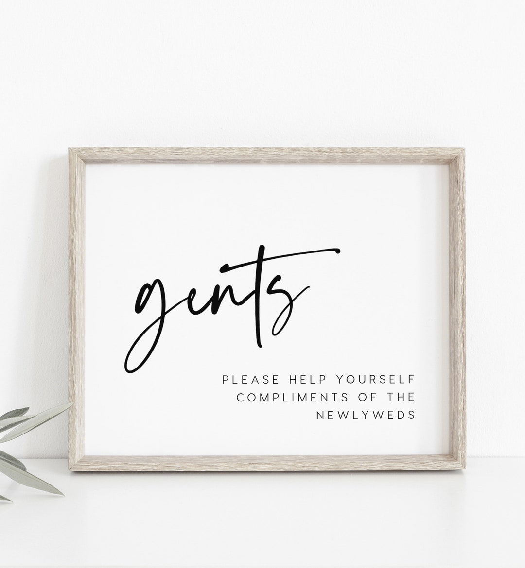 Gents Sign INSTANT DOWNLOAD Wedding Bathroom Signs Printable Printable ...