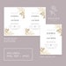 Gold Foil Wedding Invitation INSTANT DOWNLOAD Gold Goil Look - Etsy