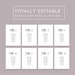 Seating Chart Small Pages INSTANT DOWNLOAD, Editable Pdf, Seating Plan ...