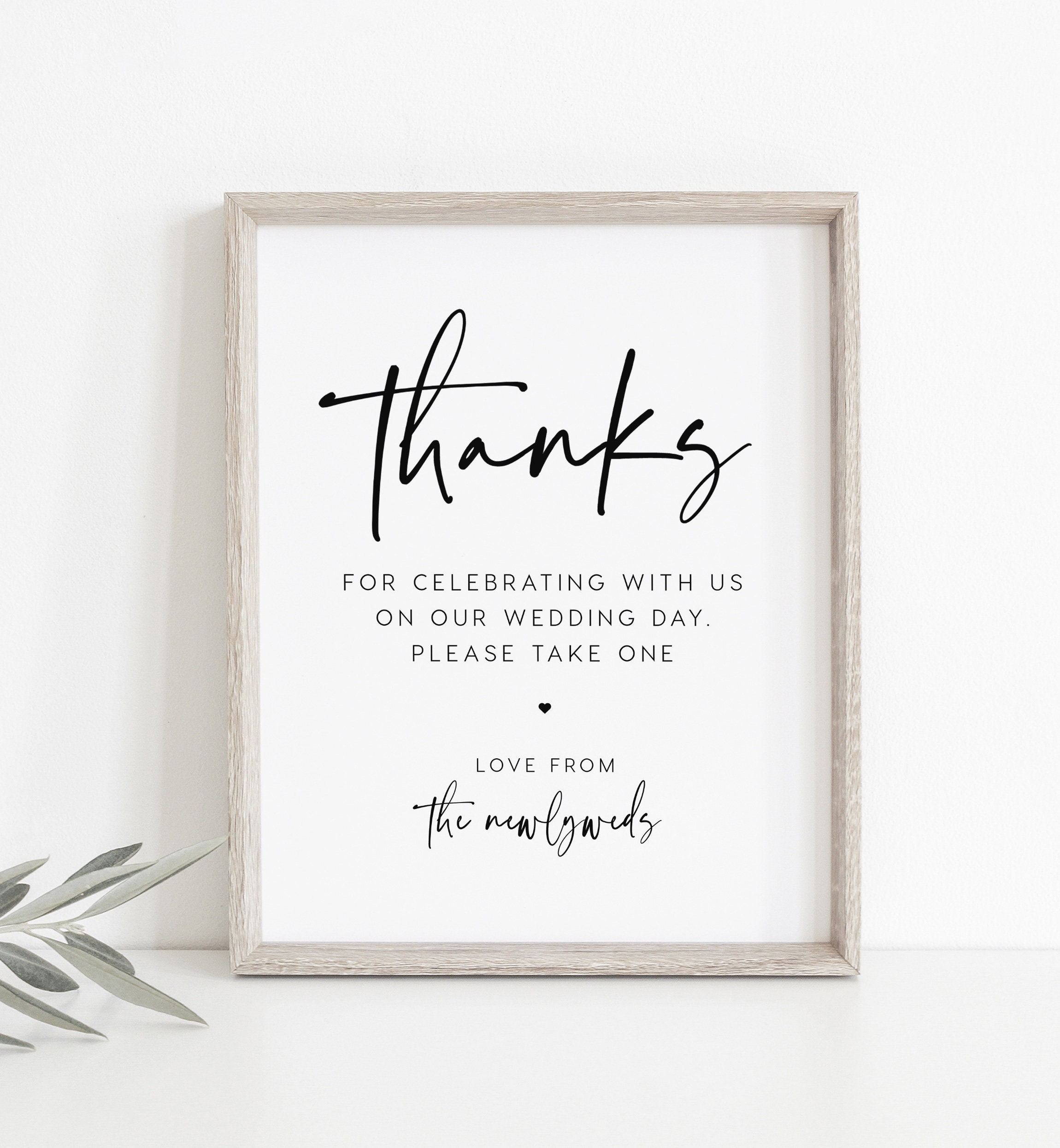 Thanks for coming Sign INSTANT DOWNLOAD Templett Wedding | Etsy