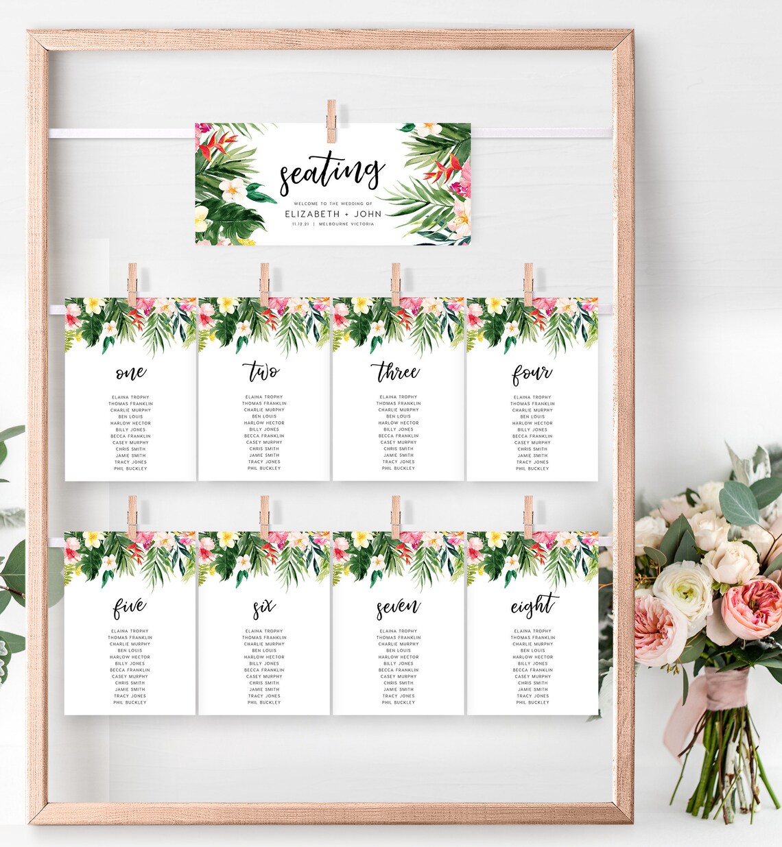 Baby Shower Seating Chart Small Cards INSTANT DOWNLOAD, Editable Pdf ...