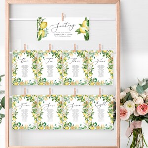 Baby Shower Seating Chart Small Cards INSTANT DOWNLOAD, Editable Pdf ...