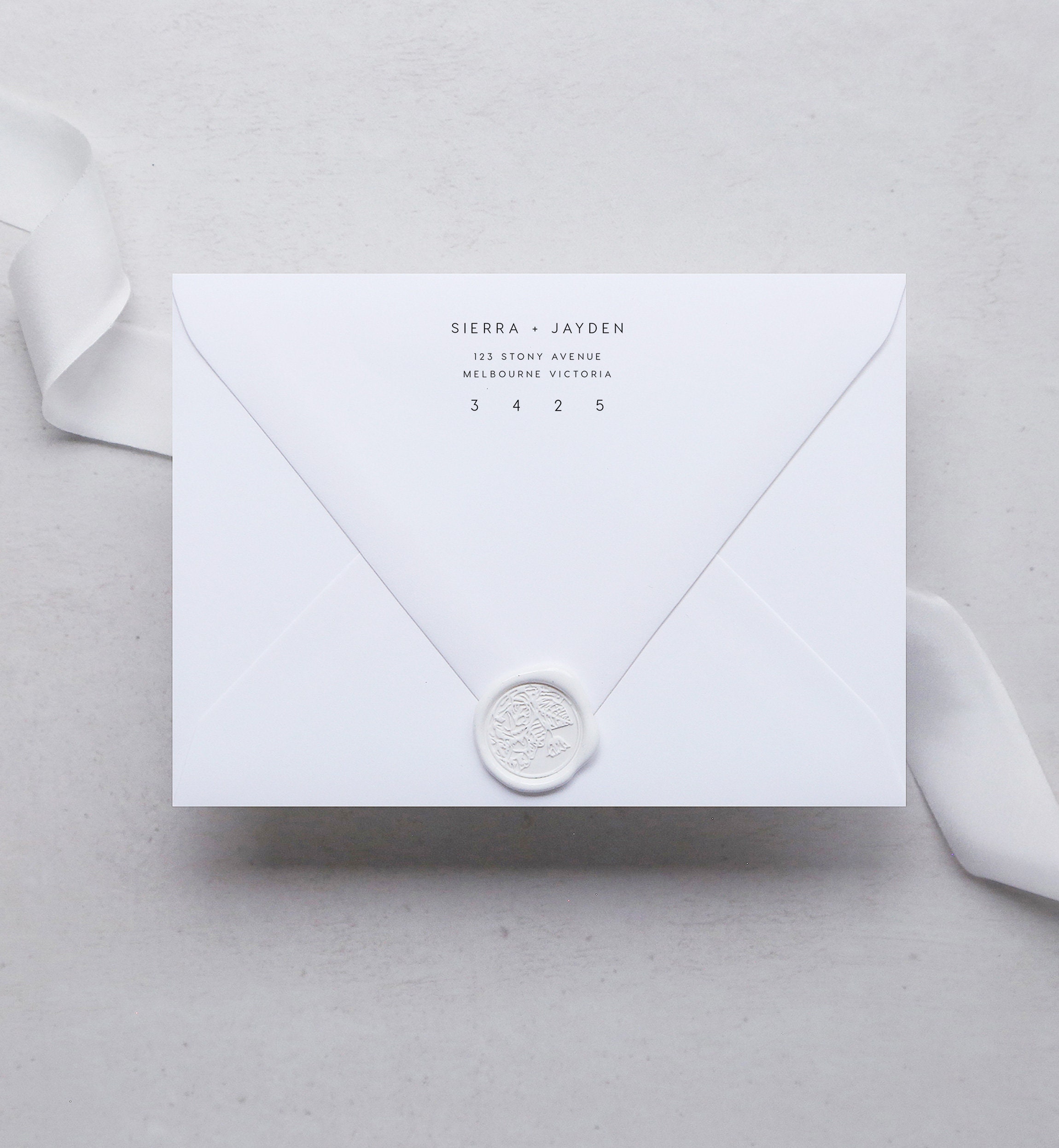 Minimalist Envelope Addressing INSTANT DOWNLOAD Envelope | Etsy