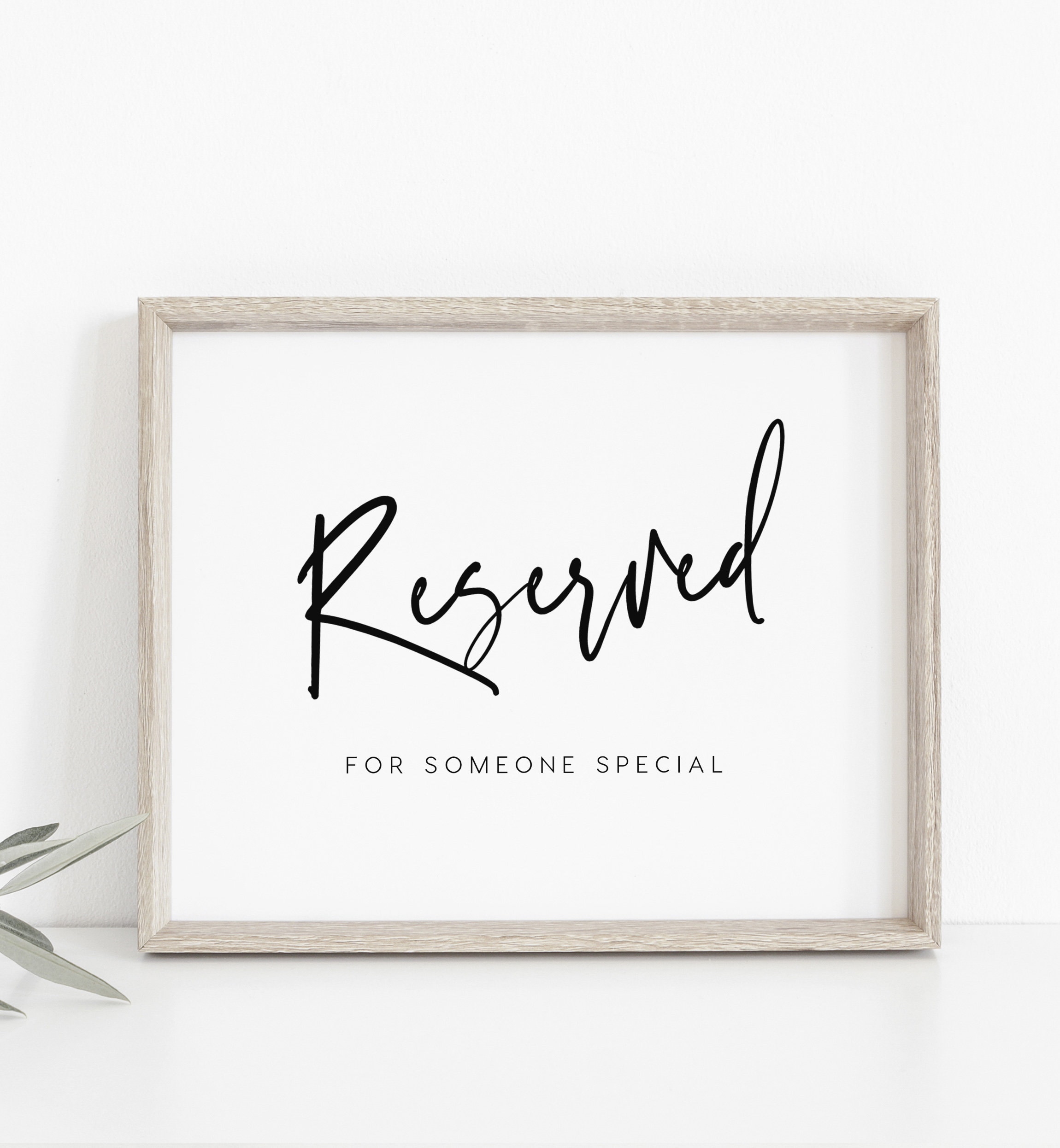 Reserved Sign Printable INSTANT DOWNLOAD Printable Wedding | Etsy