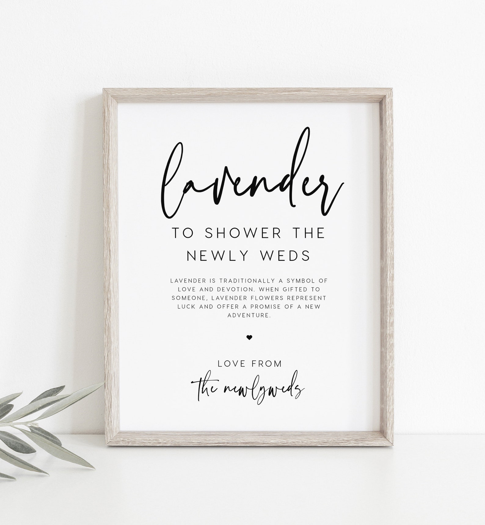 Lavender Toss Sign INSTANT DOWNLOAD, Lavender Confetti Send Off ...