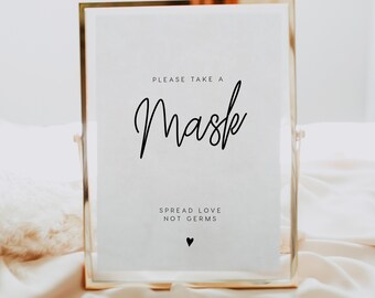 Masks Available Sign INSTANT DOWNLOAD Mask Wedding Sign, Social ...
