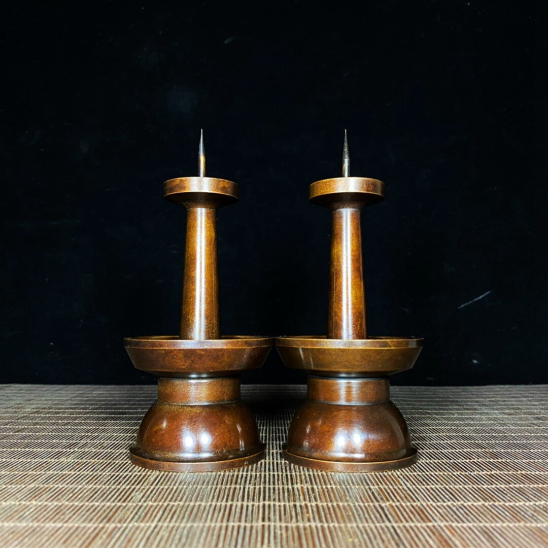 Chinese Antique Pure Copper Wax Platform - Etsy