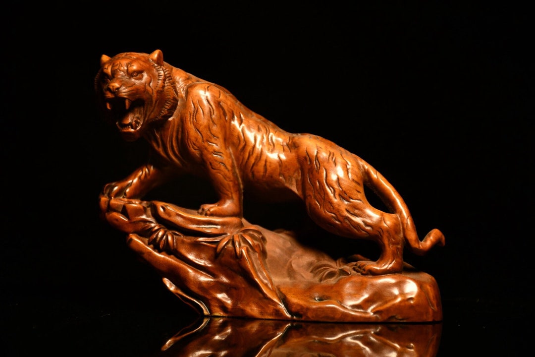 Chinese Antique Old Collection Boutique Boxwood Hand-carved - Etsy