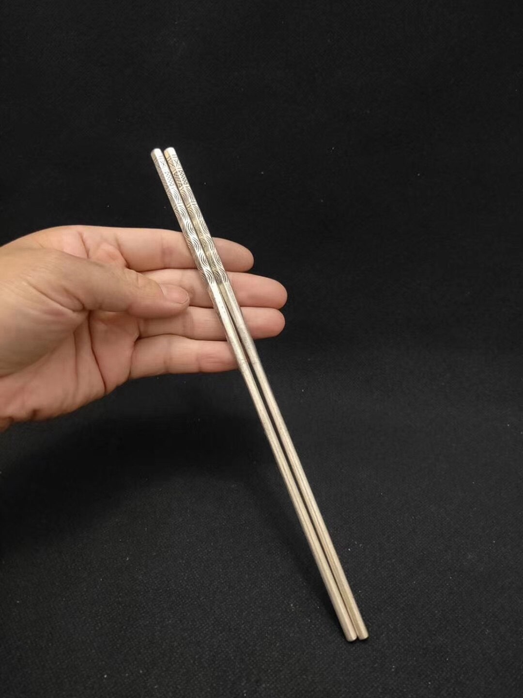 Chinese Antique White Copper Chopsticks - Etsy
